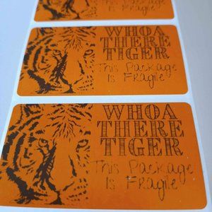 Hand Crafted | Office | 0 Tiger Shipping Labels Thermal Packaging ...
